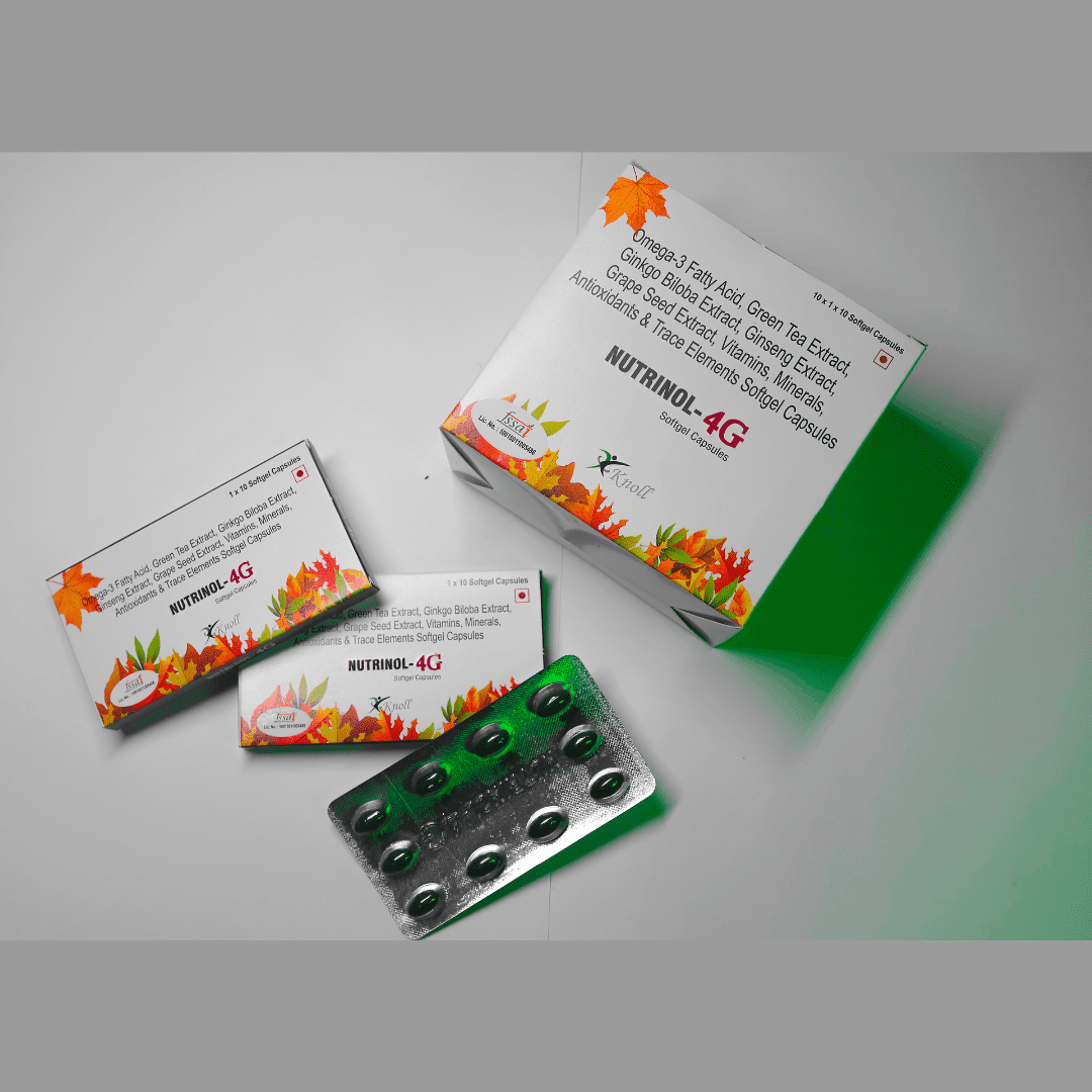 NUTRINOL-4G CAP @ (BL-MONO) 10*1*10 - Knoll Healthcare