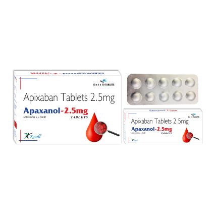 APAXANOL-2.5 TAB (ALU) 10*1*10 - Knoll Healthcare