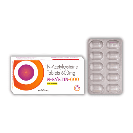N-SYSTIN-600 TAB 10*10(ALU) - Knoll Healthcare
