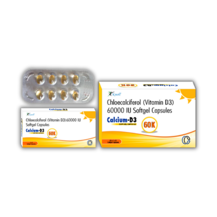 CALCIUM-D3 60K SOFGEL CAPSULES - Knoll Healthcare