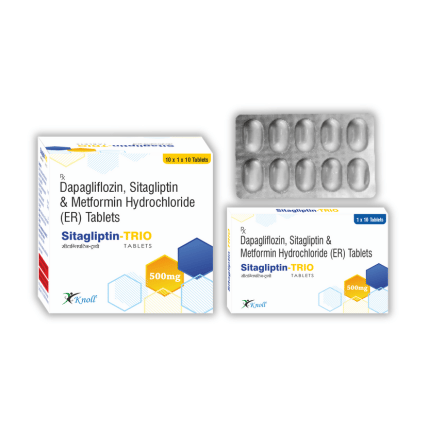 SITAGLIPTIN-TRIO TAB (MONO-ALU) 10*1*10 - Knoll Healthcare