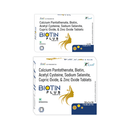 BIOTIN PLUS TABLET 10*1*10 - Knoll Healthcare